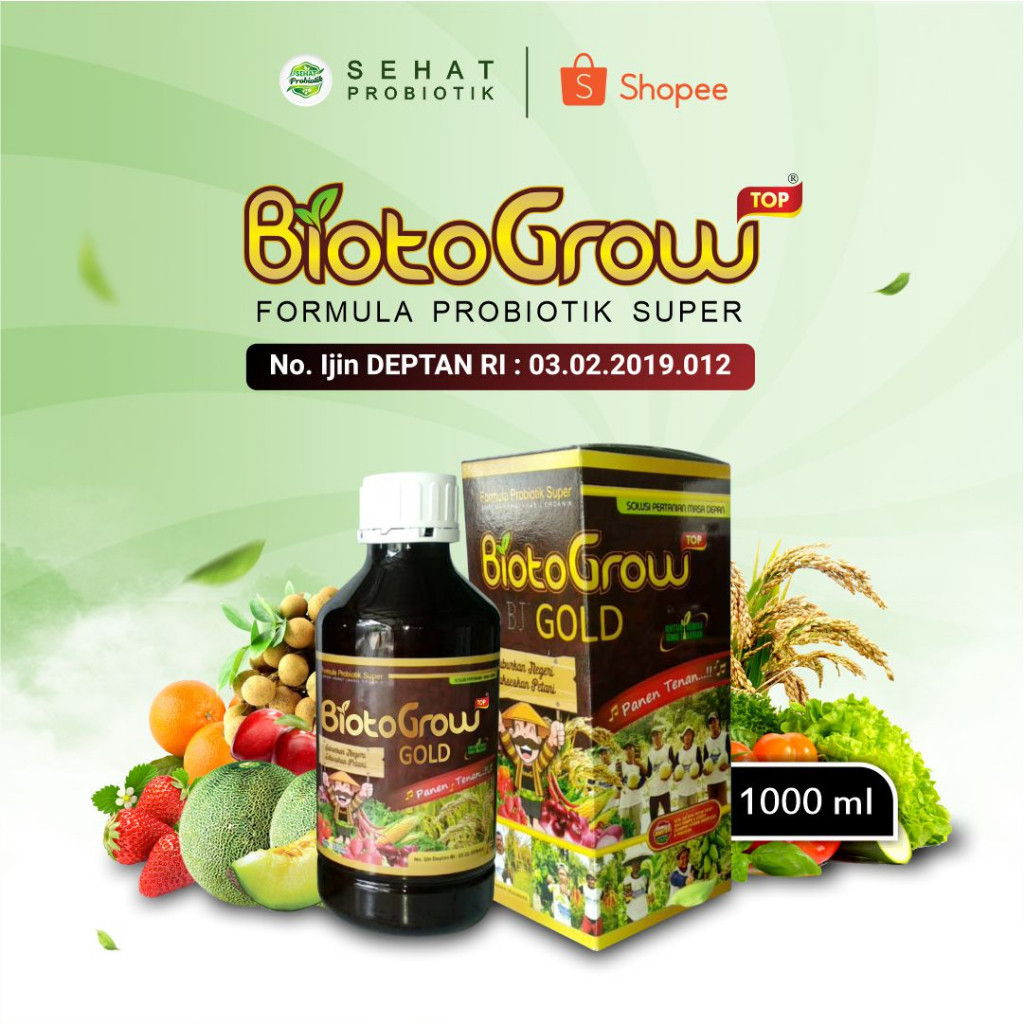 Jual BM11L BiotoGROW Pupuk Probiotik Organik Multiguna dengan Plus 8 ...