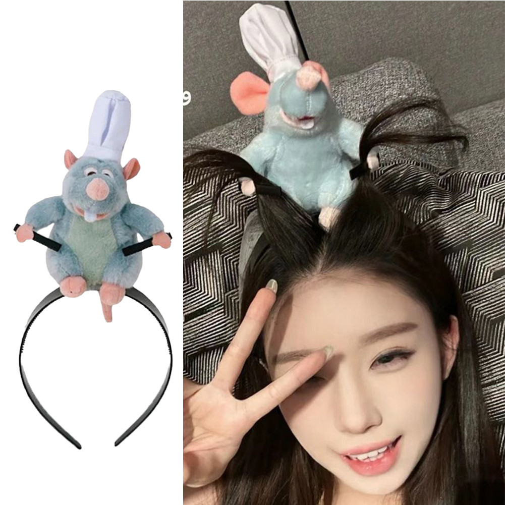 Jual OK! Bando Tikus Ratatouille Wanita Viral TIKTOK Lucu Rambut ...