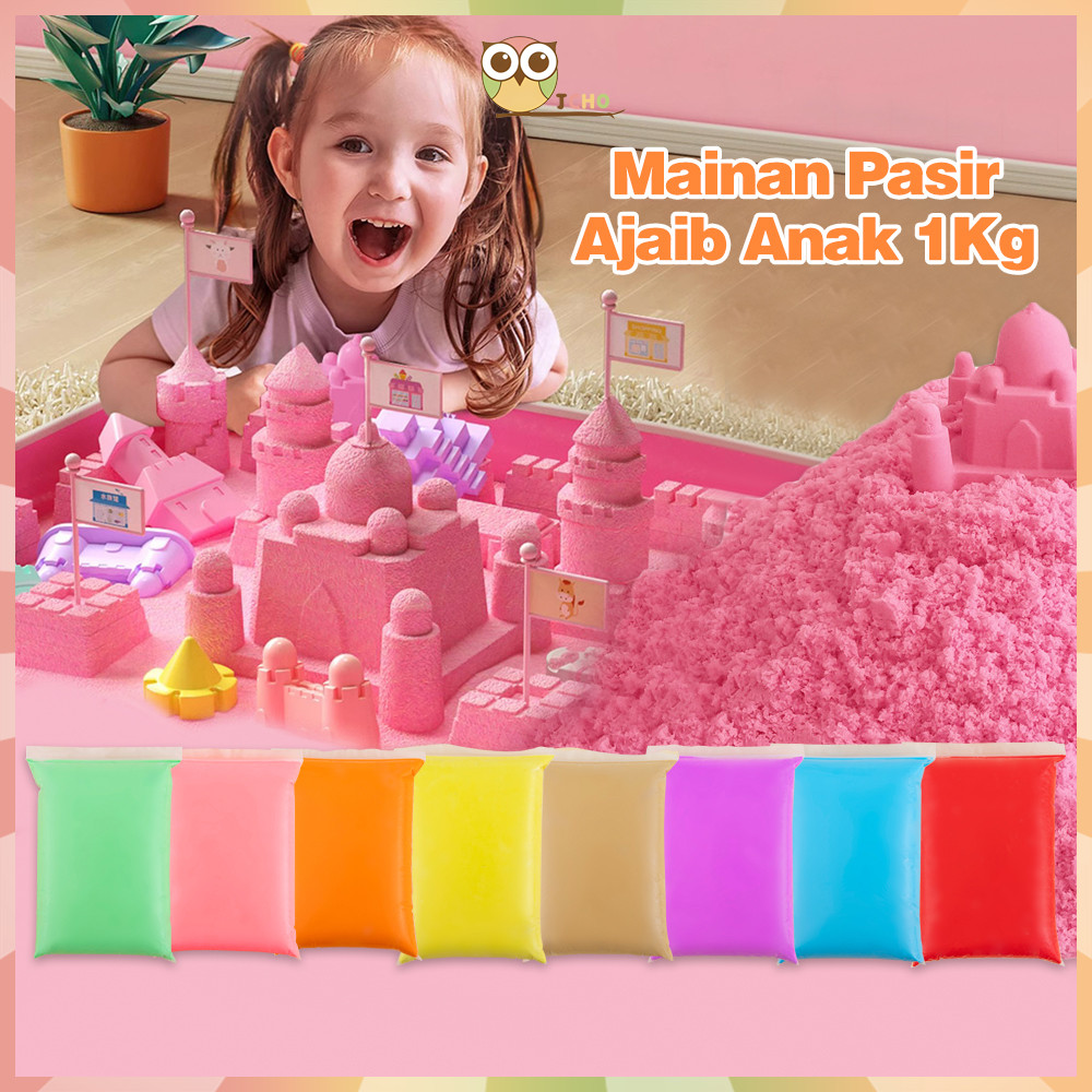 Jual JCHO Mainan Pasir Ajaib Kinetik Edukasi Anak Magic Sand Refill 1 ...