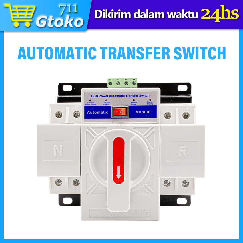 Jual ATS 63A 2P Automatic Transfer Switch Otomatis Auto PLN Genset Inverter | Shopee Indonesia