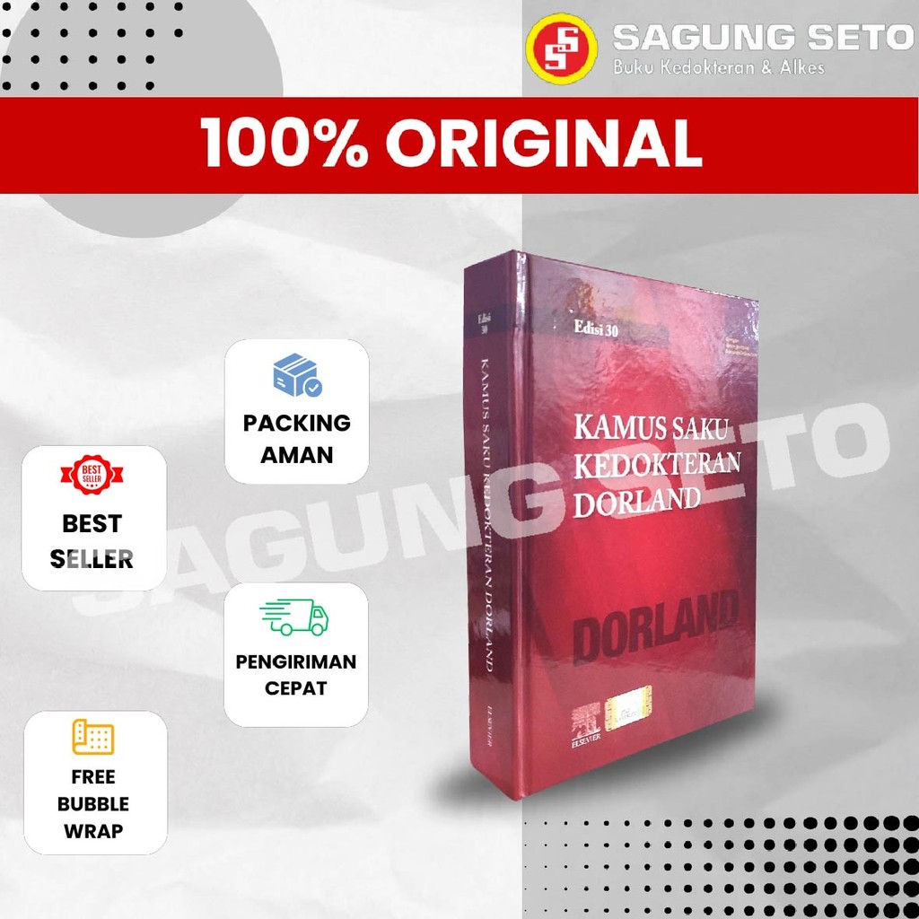 Jual KAMUS SAKU KEDOKTERAN DORLAND EDISI 30 BAHASA INDONESIA | Shopee ...