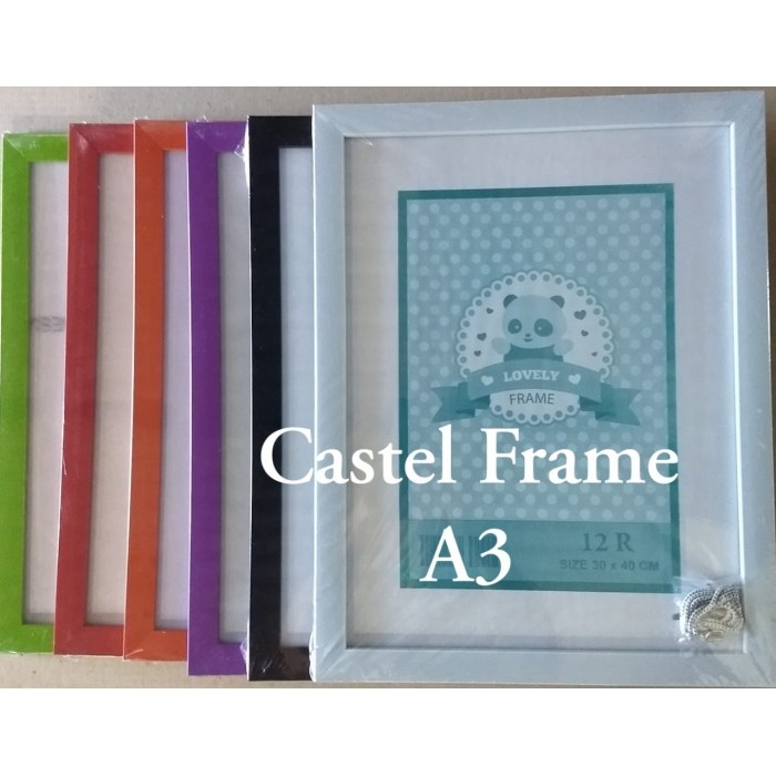 Jual Bingkai /Frame Foto A3 : 30x42 Motif & Minimalis - Hitam | Shopee ...
