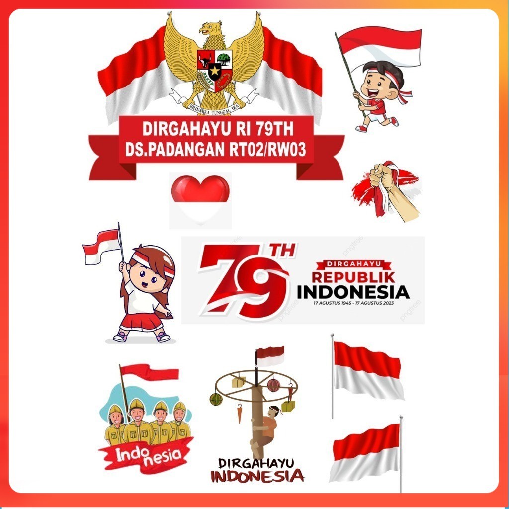 Jual Topper Tema KEMERDEKAAN RI Custom / Hiasan TUMPENG Tema 17 Agustus ...