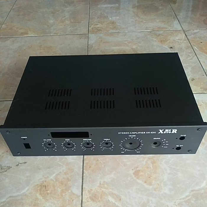 Jual Bok Power Amplifier XR 0201 + USB / Box Ampli XR0201 Bahan Plat Tebal | Shopee Indonesia