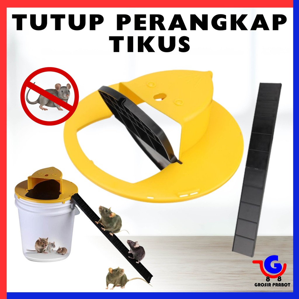 Jual Jebakan Tikus Tutup Ember Tong Perangkap Tikus Jatuh Lubang Mouse ...
