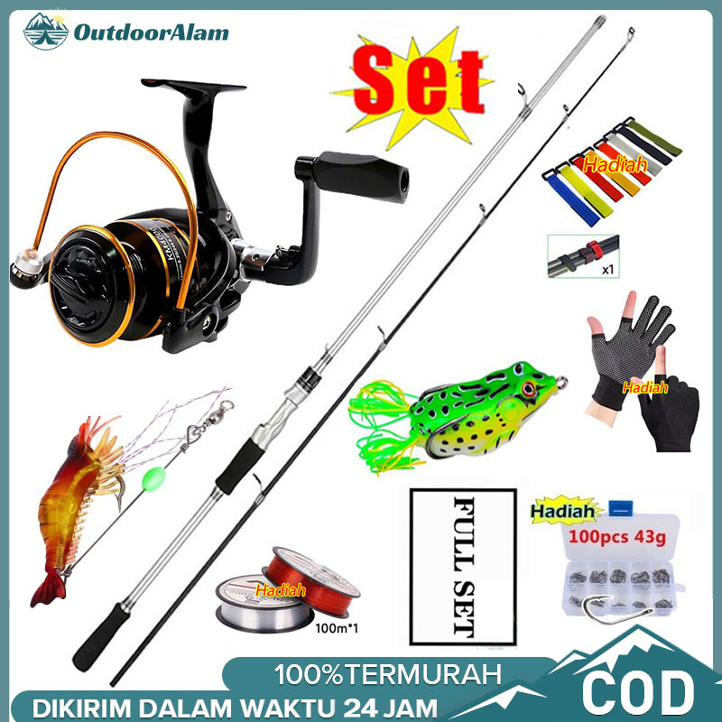 Jual 【# Beli 1 Dapat 8 #】Joran Solid Set Pancing Set 1.6M/1.8M/2.1M/2.4M Joran Pancing Set ...