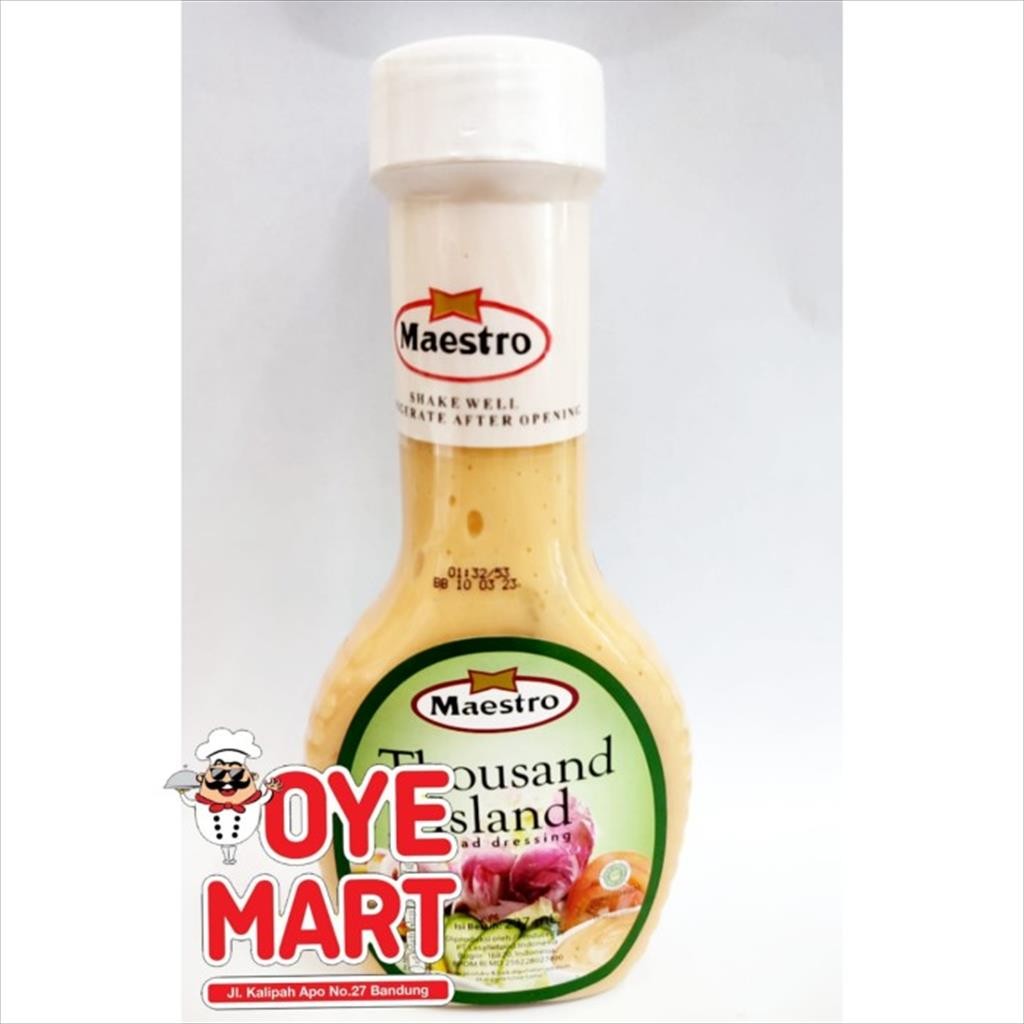 Jual MAESTRO THOUSAND ISLAND 237ML/SALAD DRESSING | Shopee Indonesia
