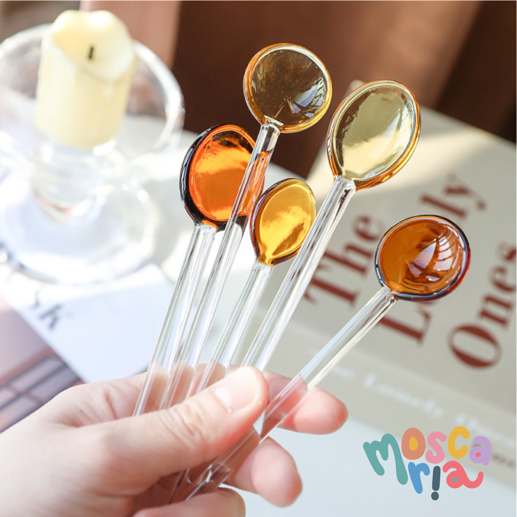 Jual Moscaria - Aquila Glass Spoon | Shopee Indonesia