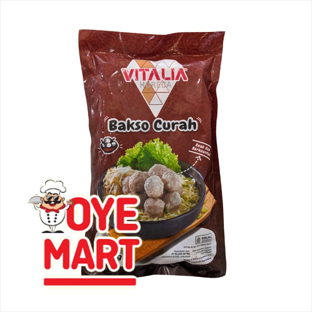 Jual VITALIA BAKSO SAPI CURAH 500GR/BASO SAPI HARGA PROMO | Shopee ...