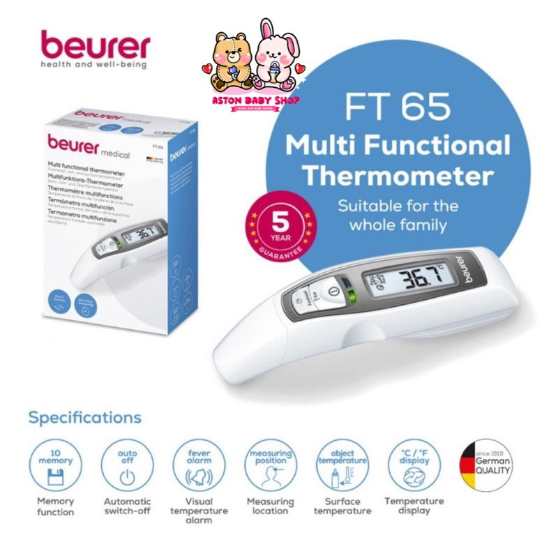 Jual Beurer Digital Thermometer FT 65 GARANSI 5 TAHUN Termometer ...