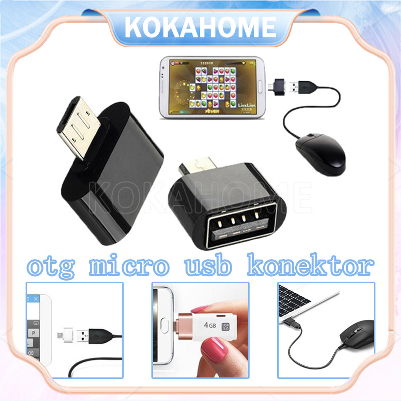 Jual otg non kabel new/otg micro usb konektor/usb smart non kabel/port ...