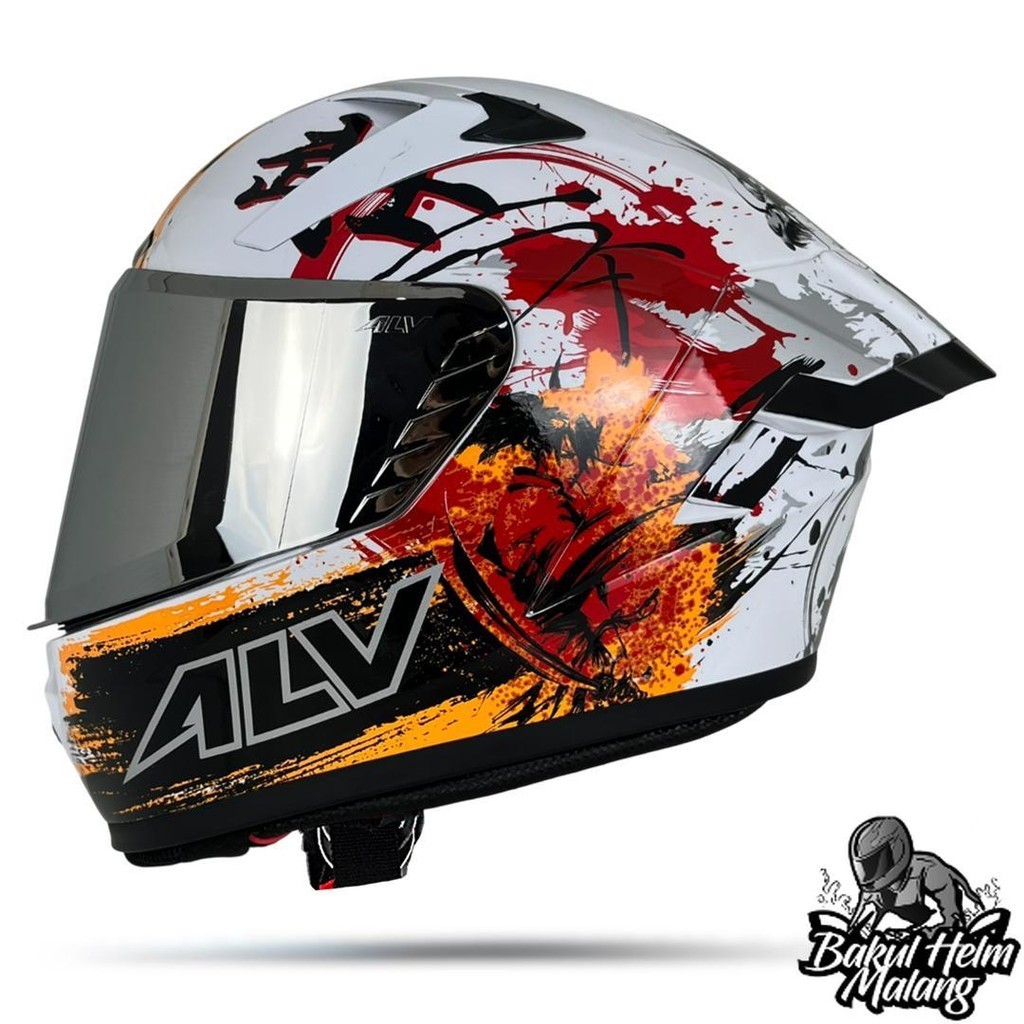 Jual HELM ALV GENESIS MOTIF NEW JAPAN CULTURE FULL FACE SINGLE VISOR ...