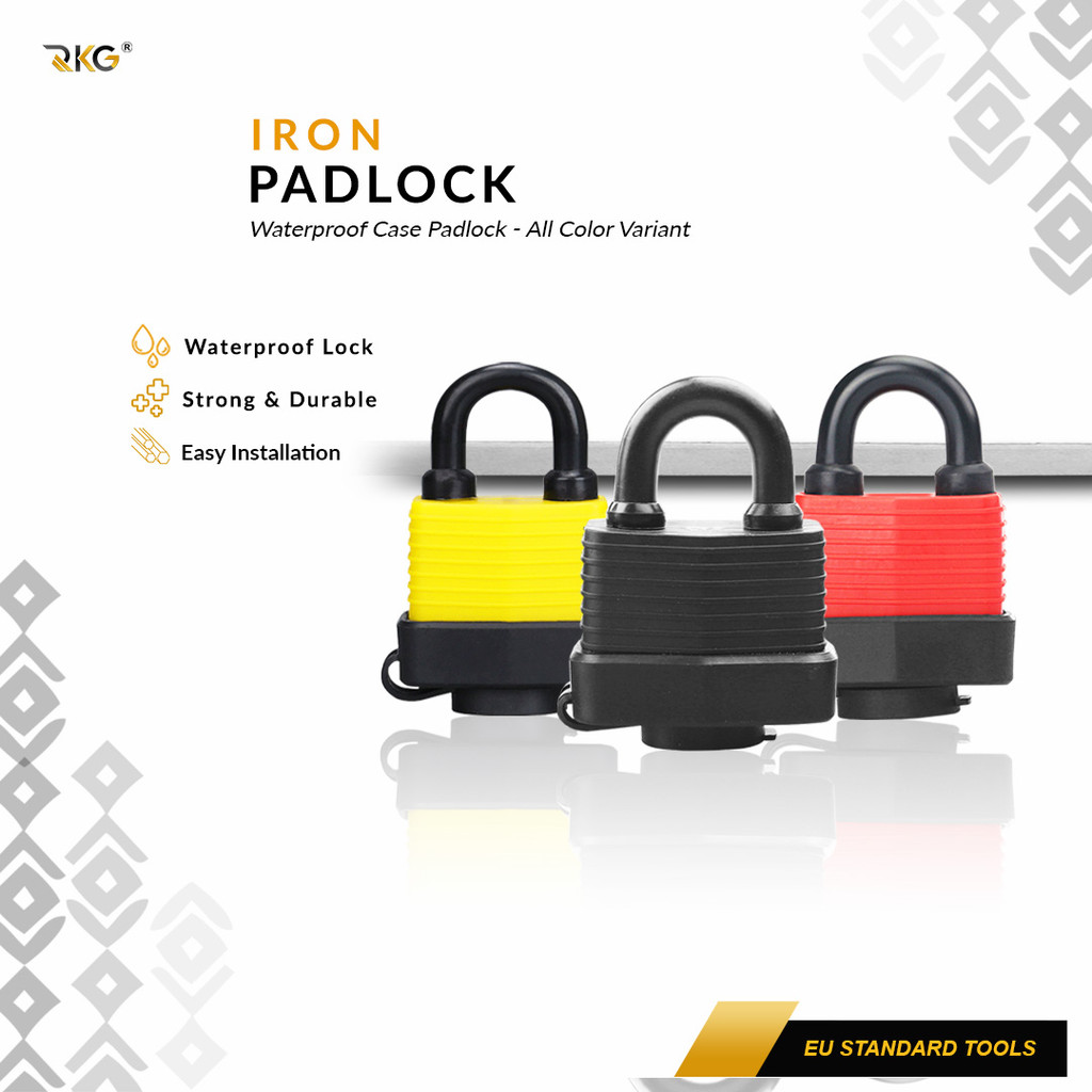 Jual Gembok Outdoor Waterproof 30 Mm Rainproof Rustproof Padlock ...