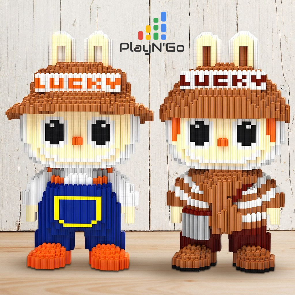 Jual ORIGINAL Nano Blocks LABUBU Toffee Series 3D Model, Mainan Blok ...