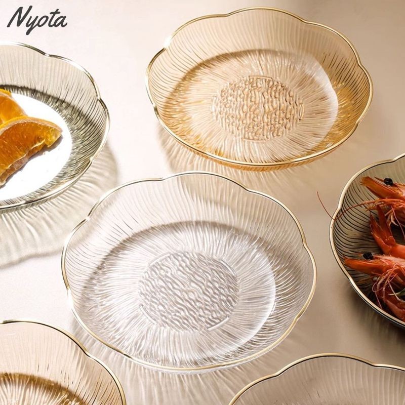 Jual TERMURAH Piring Saji Transparan Piring Snack Aesthetic Piring Buah ...