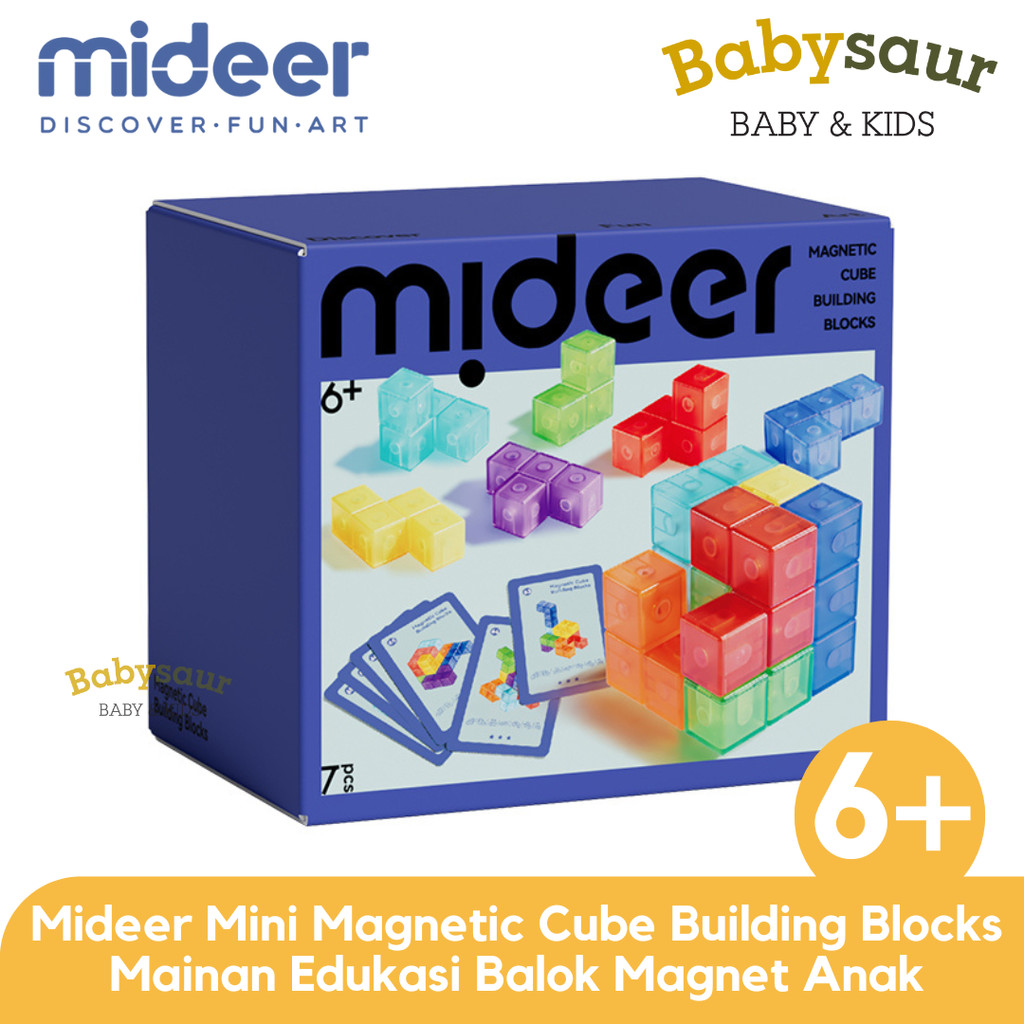 Jual Mideer Mini Magnetic Cube Building Blocks Mainan Edukasi Balok Magnet Anak | Shopee Indonesia