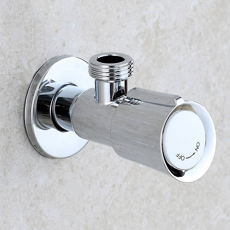 Jual G1 / 2 304 Stainless Steel Triangle Valve Cold And Hot Inlet Valve ...