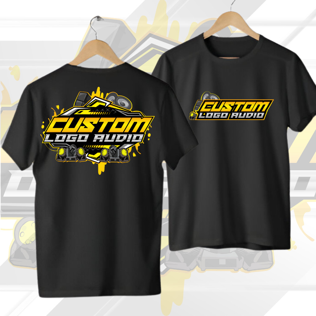 Jual KAOS CUSTOM LOGO AUDIO SOUND SYSTEM & LIGHTING (BEBAS REQUEST NAMA ...