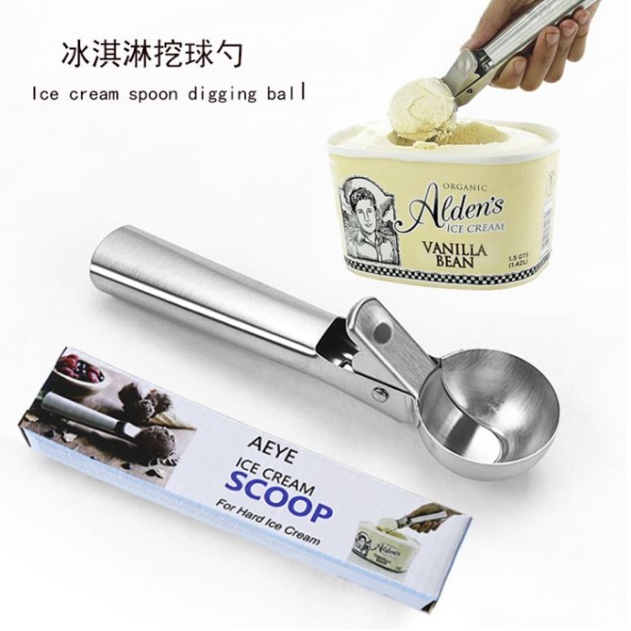 Jual Sendok Es Krim Ice Cream Scoop Stainless Steel Premium Sekop Es krim | Shopee Indonesia