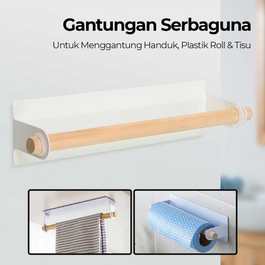 Jual Gantungan Tempat Tisu Toilet Handuk Serbaguna Model Roll | Shopee ...
