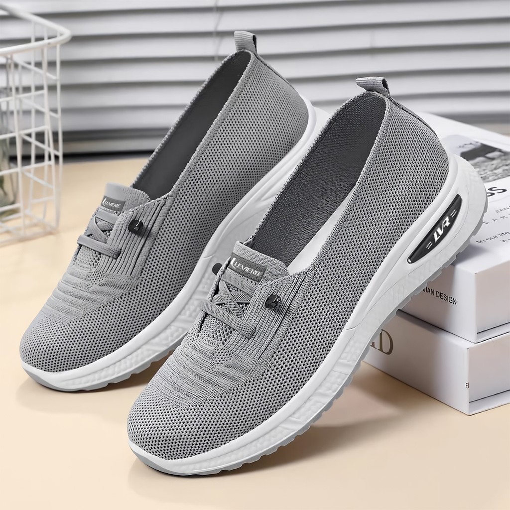 Jual LVRkids Minji FREE BOX Sepatu Slip On Wanita Sepatu Rajut Wanita Flyknit Sport LV0627 ...