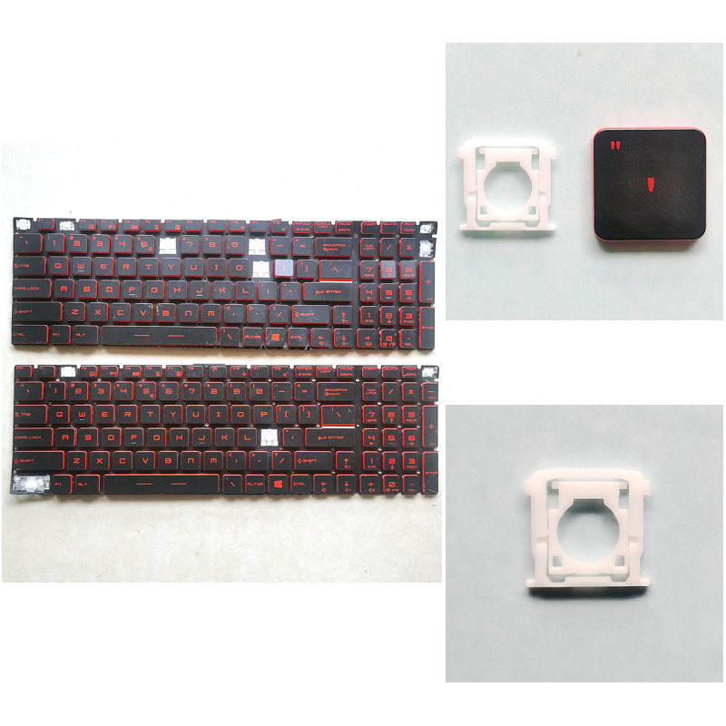 Jual Replacement Laptop Keycap Key Cap Scissor Clip Hinge For MSI GL75 ...