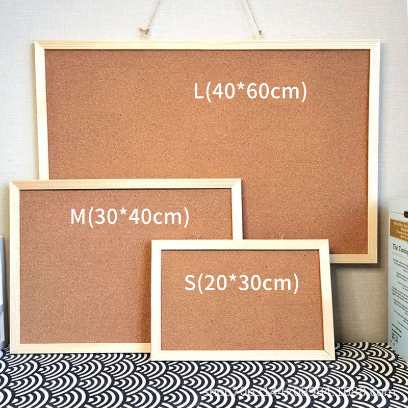 Jual 60x90CM Message Board / Cork Board / Vision Board / Mading Kamar ...