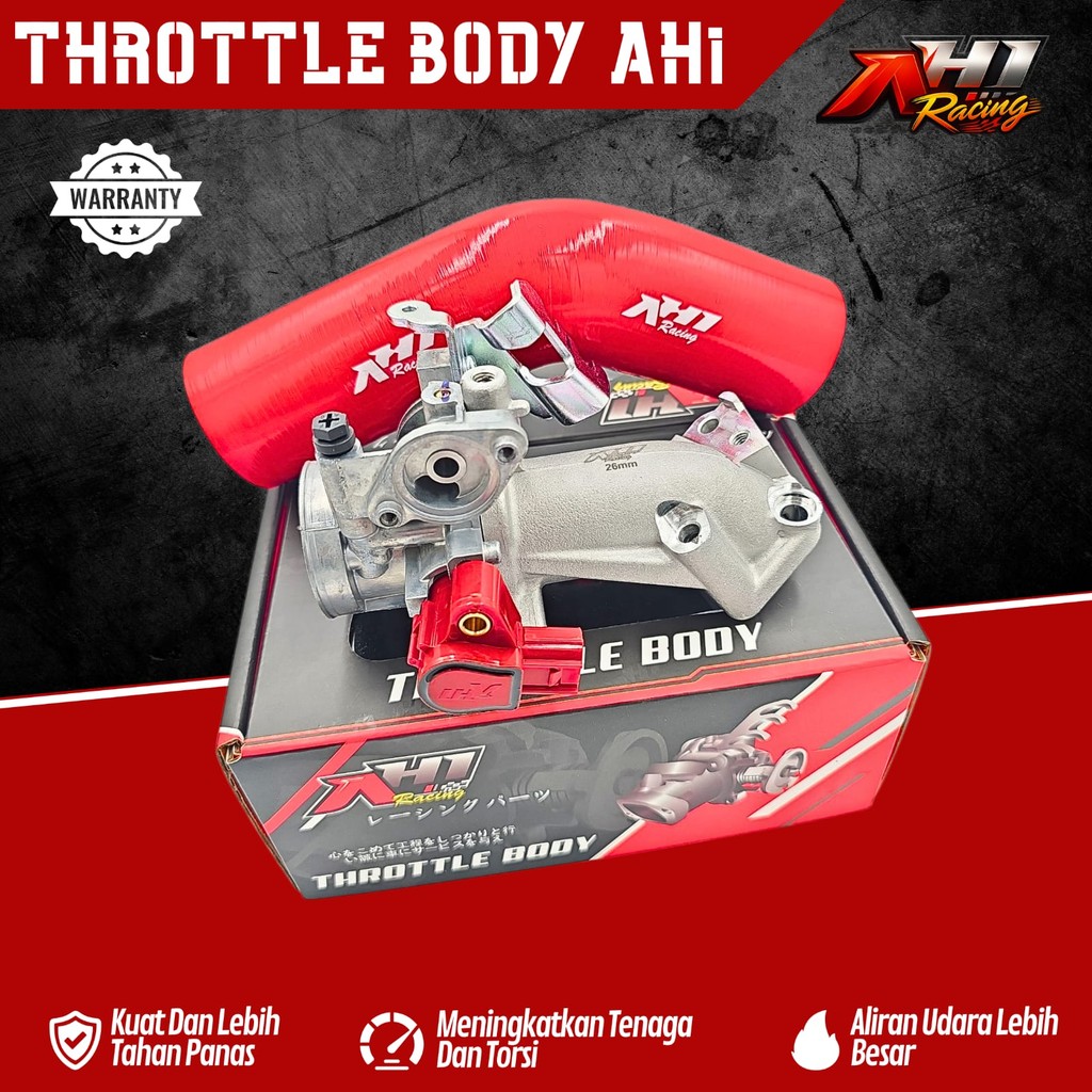 Jual Throttle Body Tb AH1 Racing Genio Beat Deluxe Street New Scoopy 26 ...