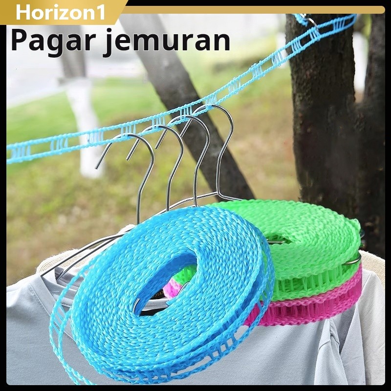Jual Tali jemuran anti selip dan anti angin model pagar tali jemuran ...