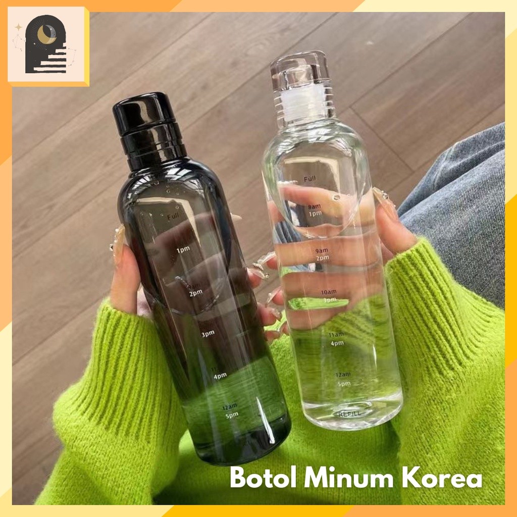 Jual Either.id - Botol Minum Aesthetic Water Bottle Termos Botol Bening ...