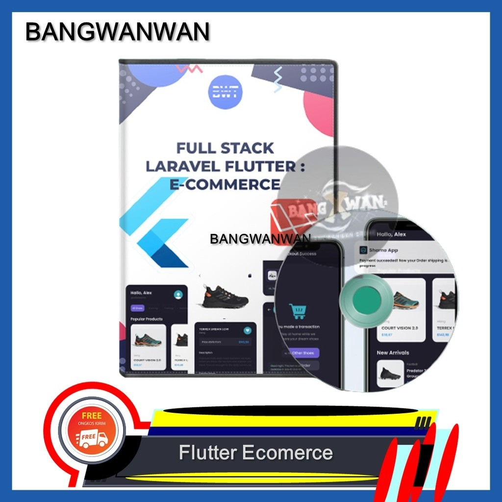 Jual Ecourse Laravel Flutter Ecommerce Fullstack BWT TERMURAH | Shopee Indonesia