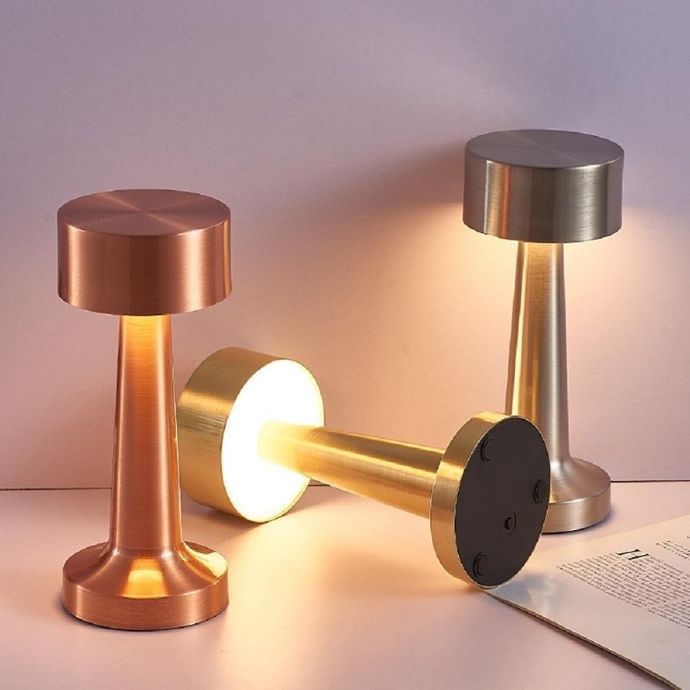 Jual Lampu Meja Bar Restoran LED Sentuh Barbell Table Lamp | Shopee ...