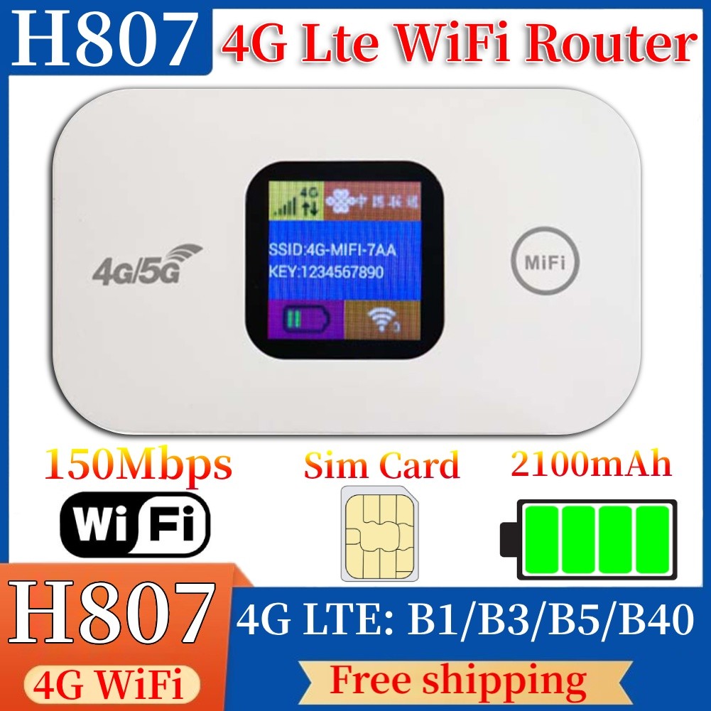 Jual Mini 4G WiFi Router Sim Card Portable LTE Mobile Unlock Dongle ...