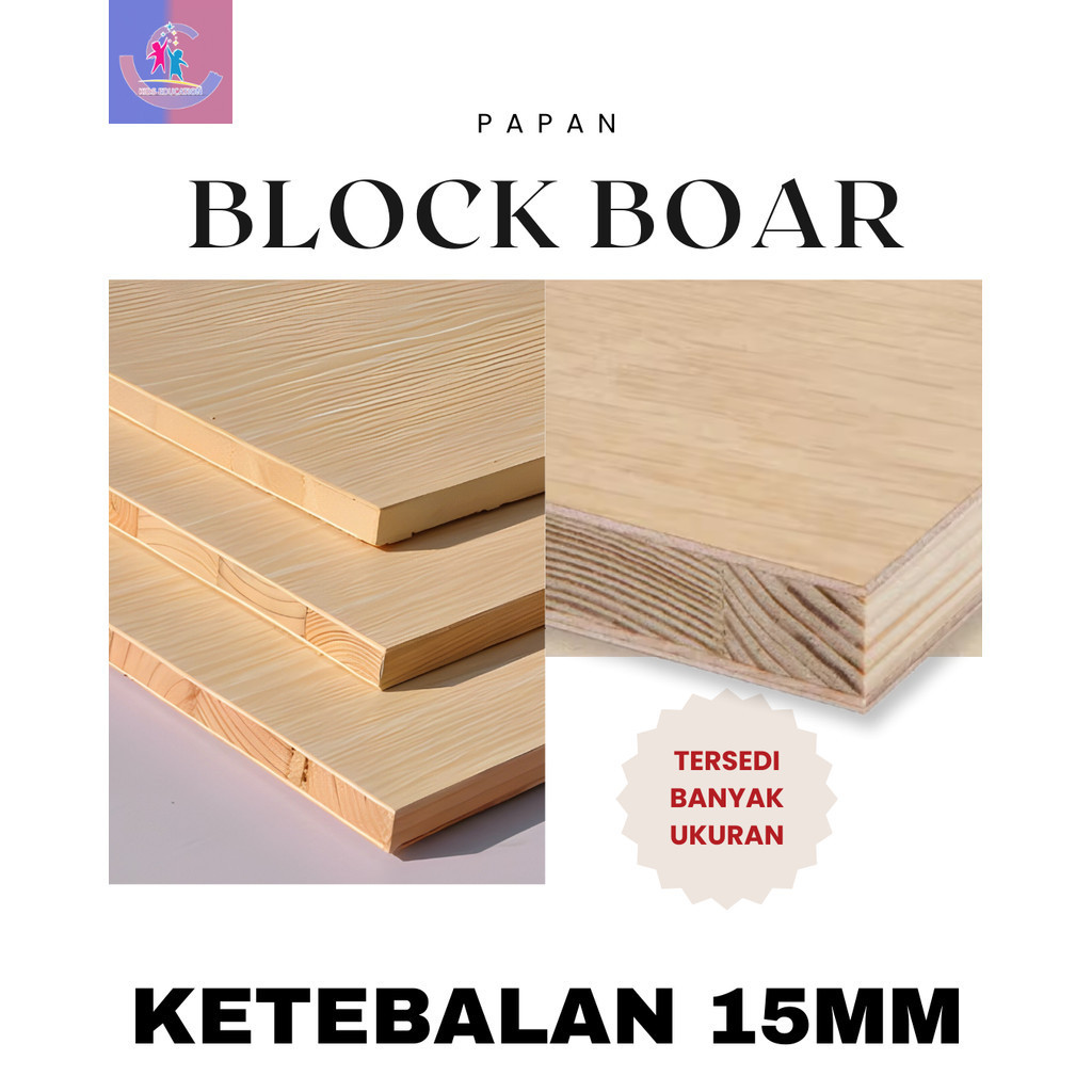 Jual BLOCKBOARD Tebal 15mm / BLOCK BOARD PLYWOOD / K E | Shopee Indonesia