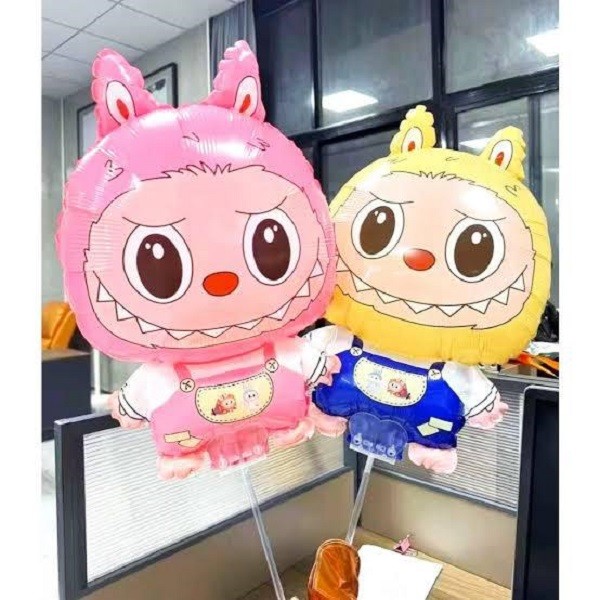 Jual (32INCH) BALON KARAKTER LABUBU ALUMUNIUM FOIL / BALON LABUBU ...