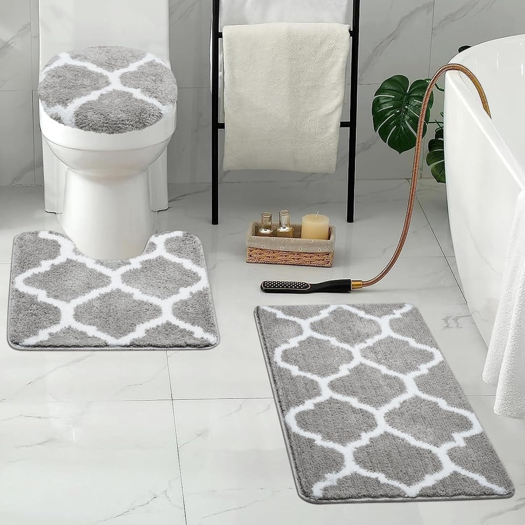 Jual Yamata Keset Bulu Set 3 Pcs Motif Campur Murah Anti Slip Untuk ...