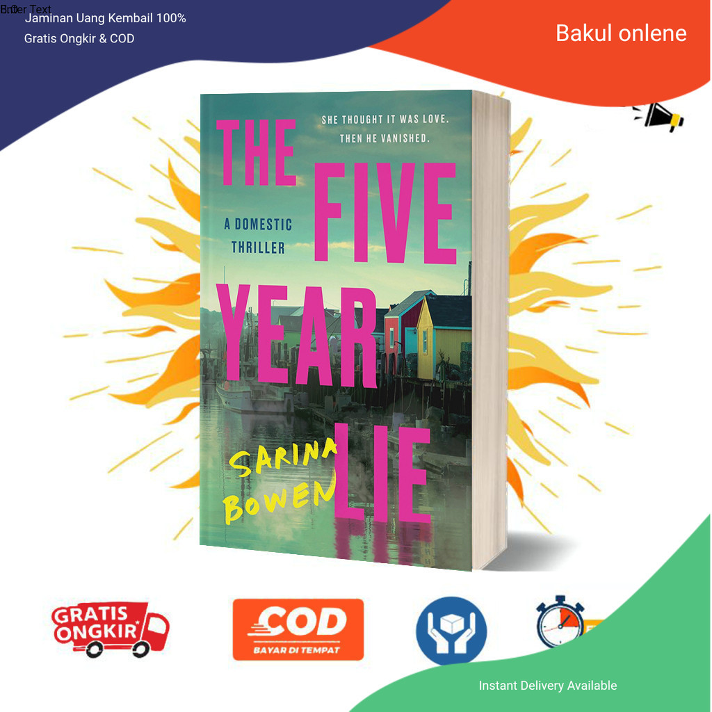Jual Buku eng The Five Year Lie by Sarina Bowen (English) | Shopee ...
