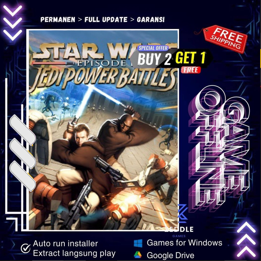 Jual STAR WARS EPISODE I JEDI POWER BATTLES - GAME PC - GAME LAPTOP ...