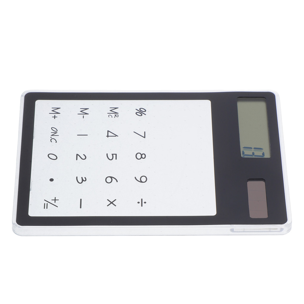 Jual Solar Calculator 8 Transparent Touch Panel Portable Ultra Thin ...