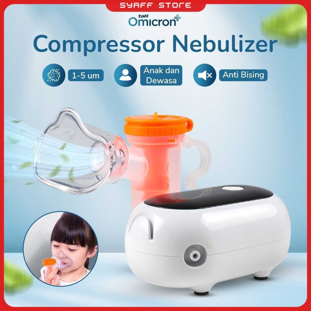 Jual TaffOmicron Alat Terapi Pernapasan Compressor Nebulizer Inhaler ...