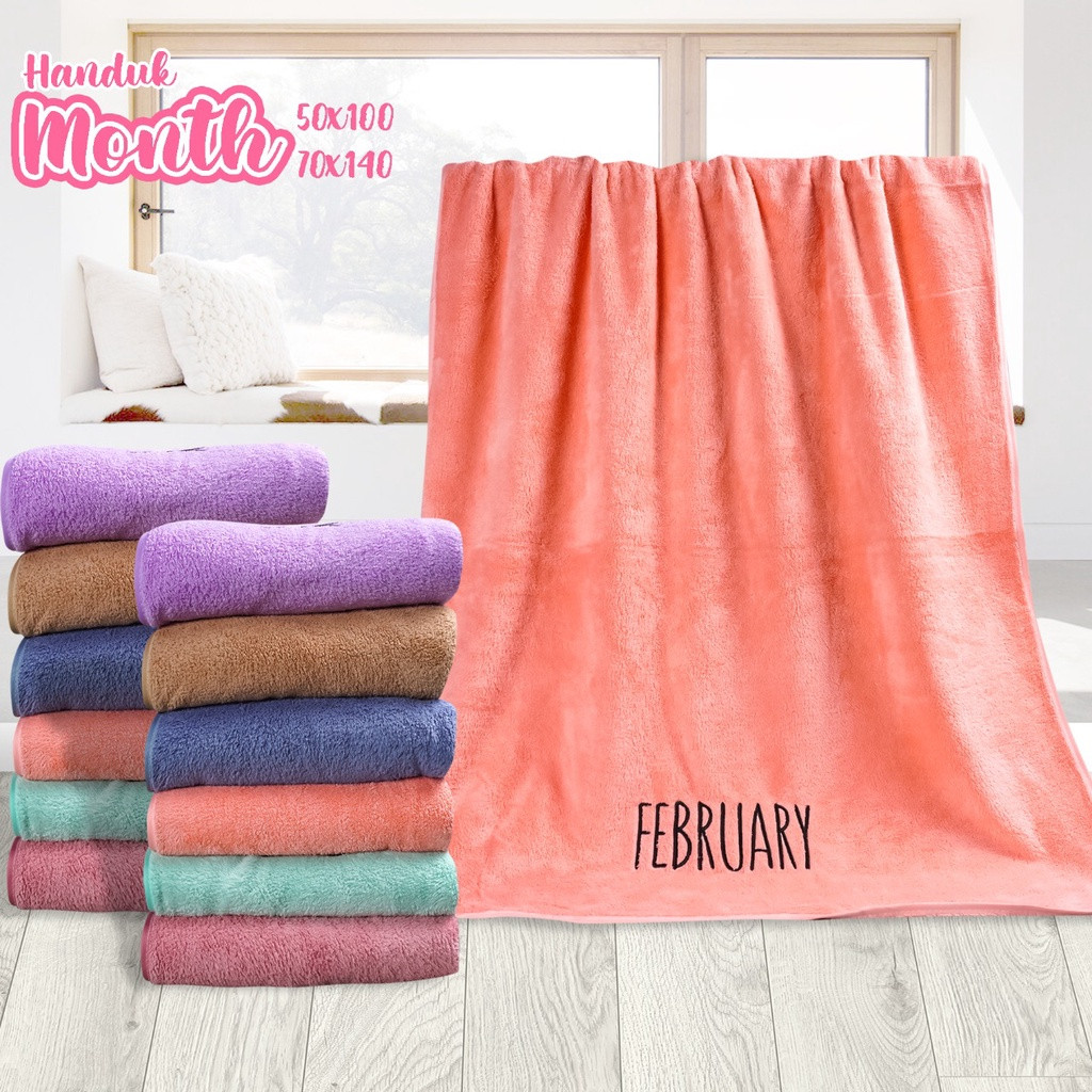 Jual Handuk Mandi PENTHOUSE 50 X 100 / Handuk Microfiber Motif Bulan ...