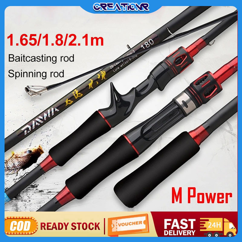 Jual Joran HIUU 1.8M Ultralight/Baitcasting Rod Carbon/Lure Fishing Rod ...