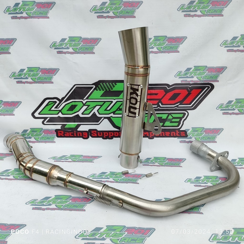 Jual phKou Mahachai super open Spec pipe 51mm for Tmx 125 155 Rusi tc ...