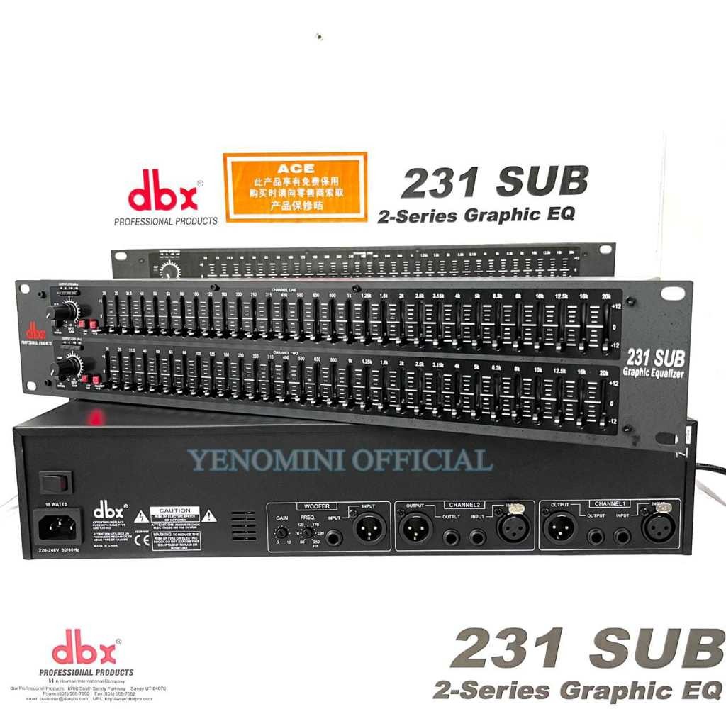 Jual Equaliser DBX 231 Sub Output Subwoofer Grade A Equalizer Dbx231 Plus 2Series Graphic EQ Dbx ...