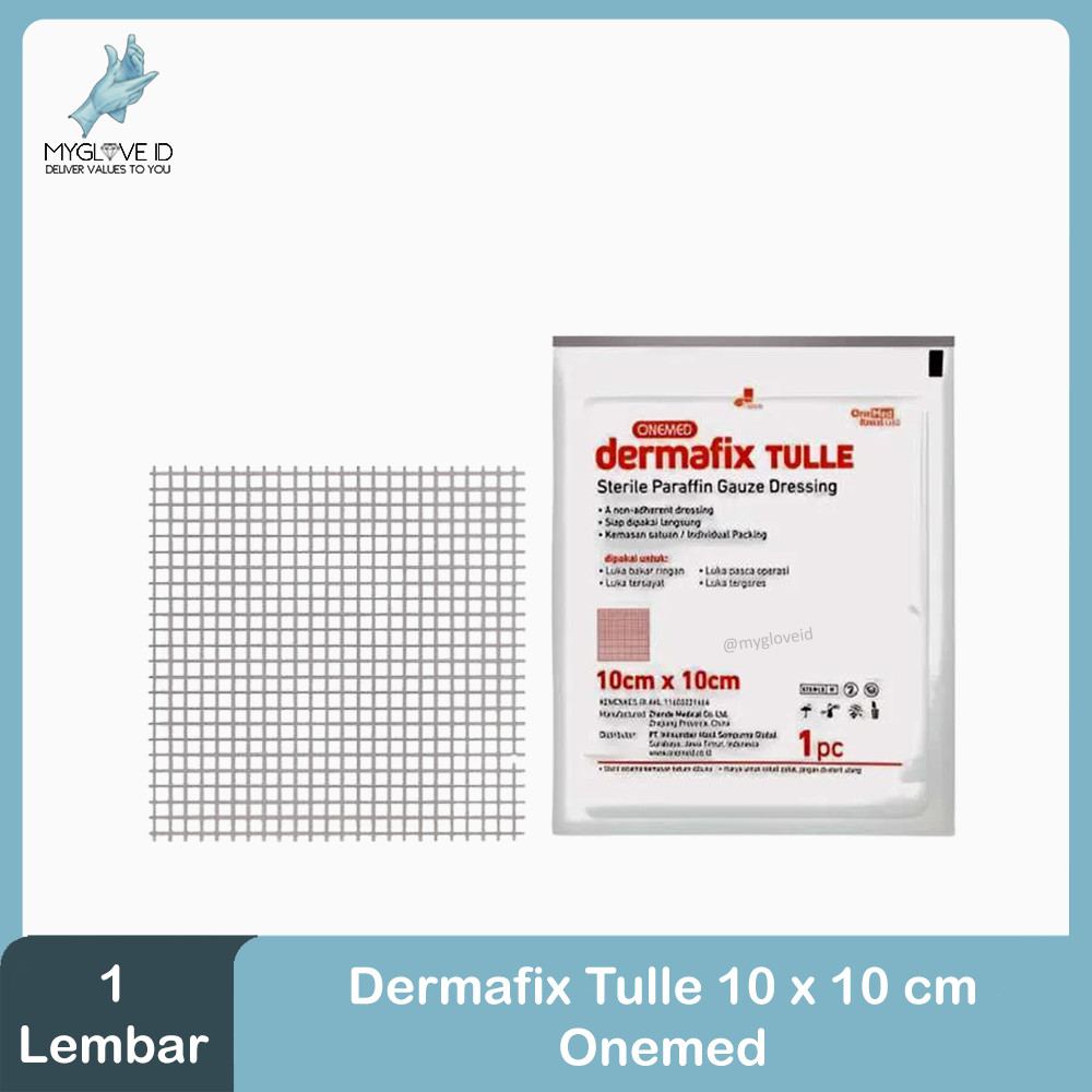 Jual Dermafix Tulle 10 x 10 cm Sterile Paraffin Gauze Dressing Ecer 1 ...