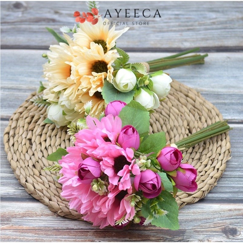 Jual AYEECA - Hand Bouquet Bunch of Flower Satu Ikat bunga FLB 04 ...