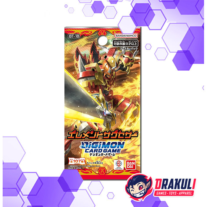 Jual Drakuli Hobbies Digimon Card Game Booster Pack Element Successor BT-18 / BT18 | Shopee ...