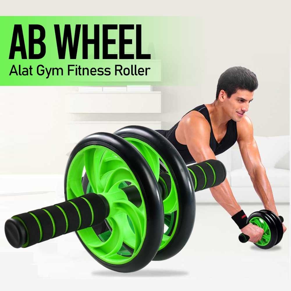 Jual AB Wheel Sport Alat Gym Fitness Trainer Abs Roller Olahraga AB ...