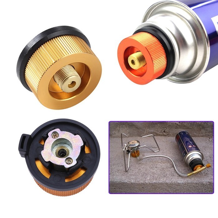 Jual Adapter Kepala Gas Kaleng Butane Burner Head Kompor Camping ...