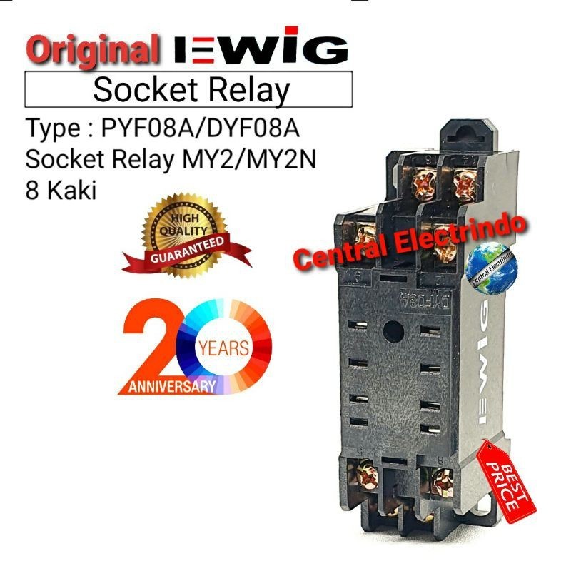 Jual Socket Relay EWIG MY2/MY2N/H3Y PYF08A 8Pin. | Shopee Indonesia